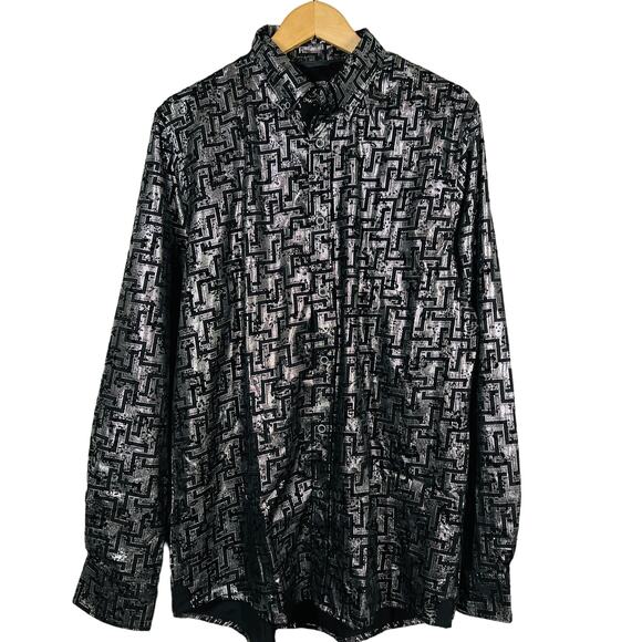 Fried Denim | Shirts | New Fried Denim Button Down Dress Shirt Long ...